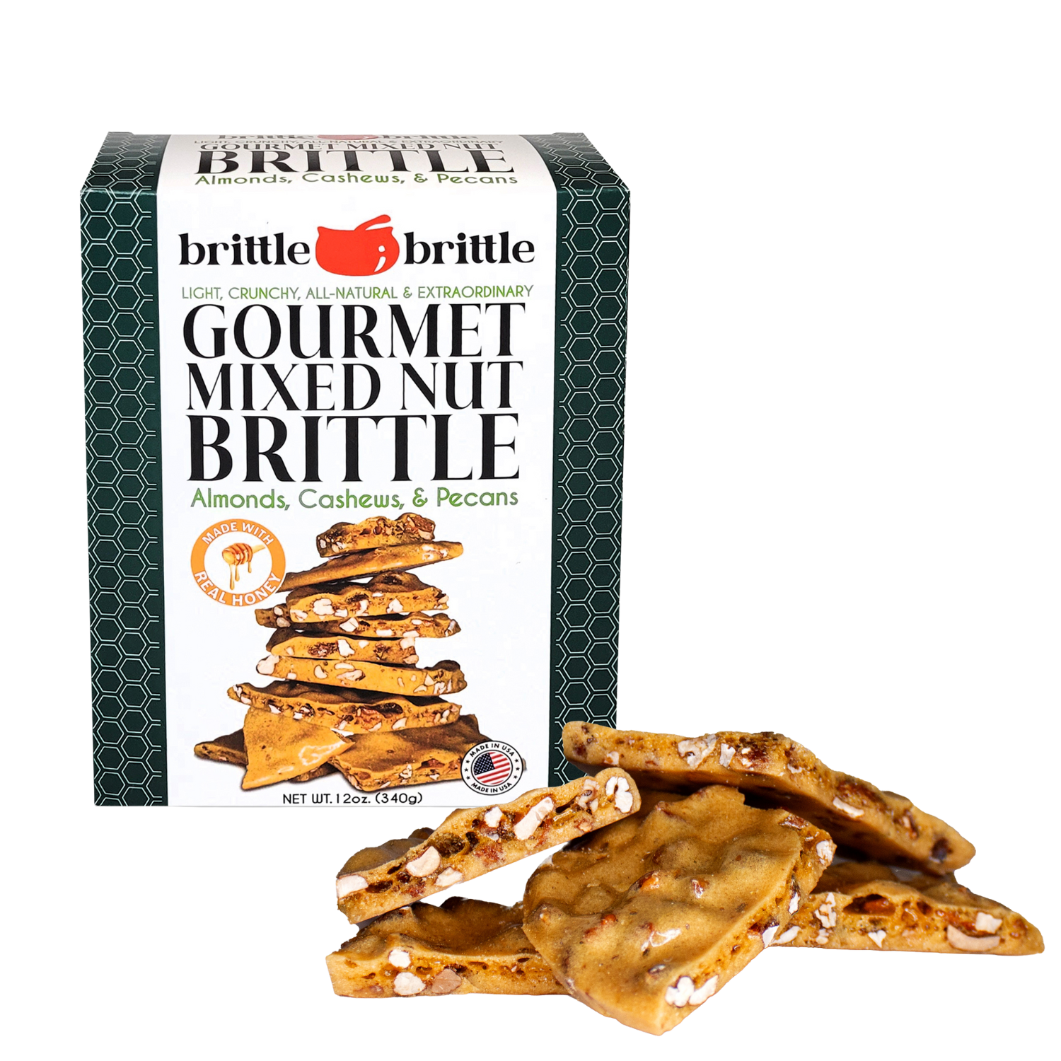Gourmet Peanut Brittle | Made with Real Honey | Brittle-Brittle®